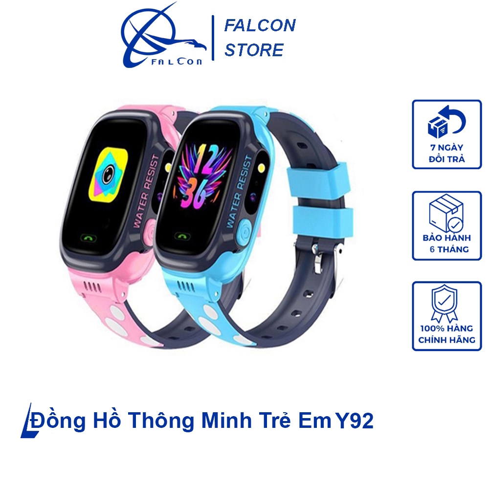 Đồng Hồ Thông Minh Trẻ Em Y92, Cảm Biến Màn Hình, Lắp Sim, Nghe Gọi 2 Chiều, Định Vị - FALCON ...