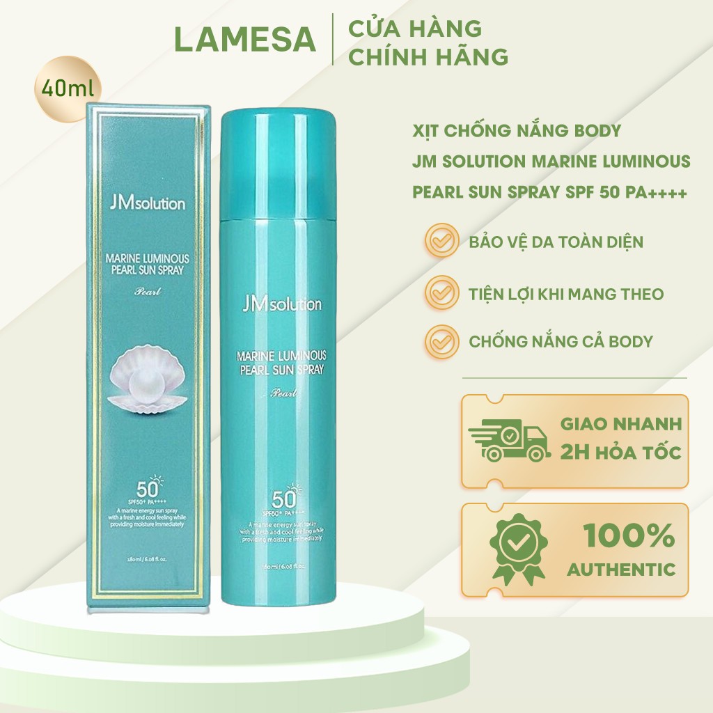 Xịt chống nắng Body JM Solution Marine Luminous Pearl Sun Spray SPF50+PA++++180ml - LM95 ...