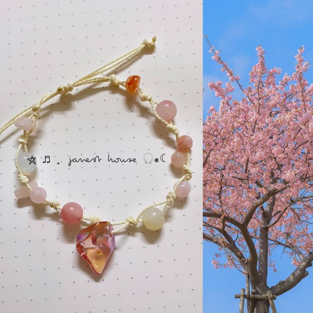 Vòng tay handmade Ler Mer Collection, vòng tay hạt dây rút by Janest ...
