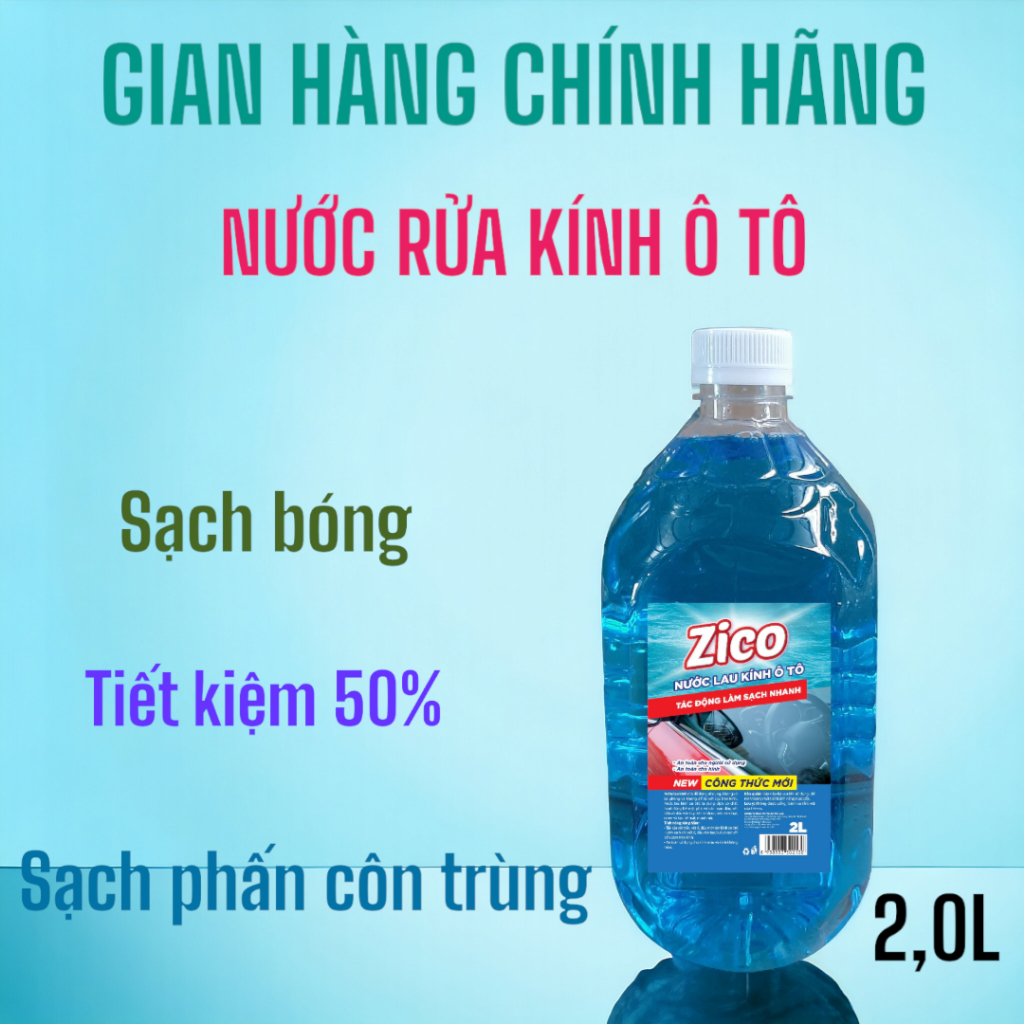 Nước rửa kính ô tô can 2,0l | Shopee Việt Nam