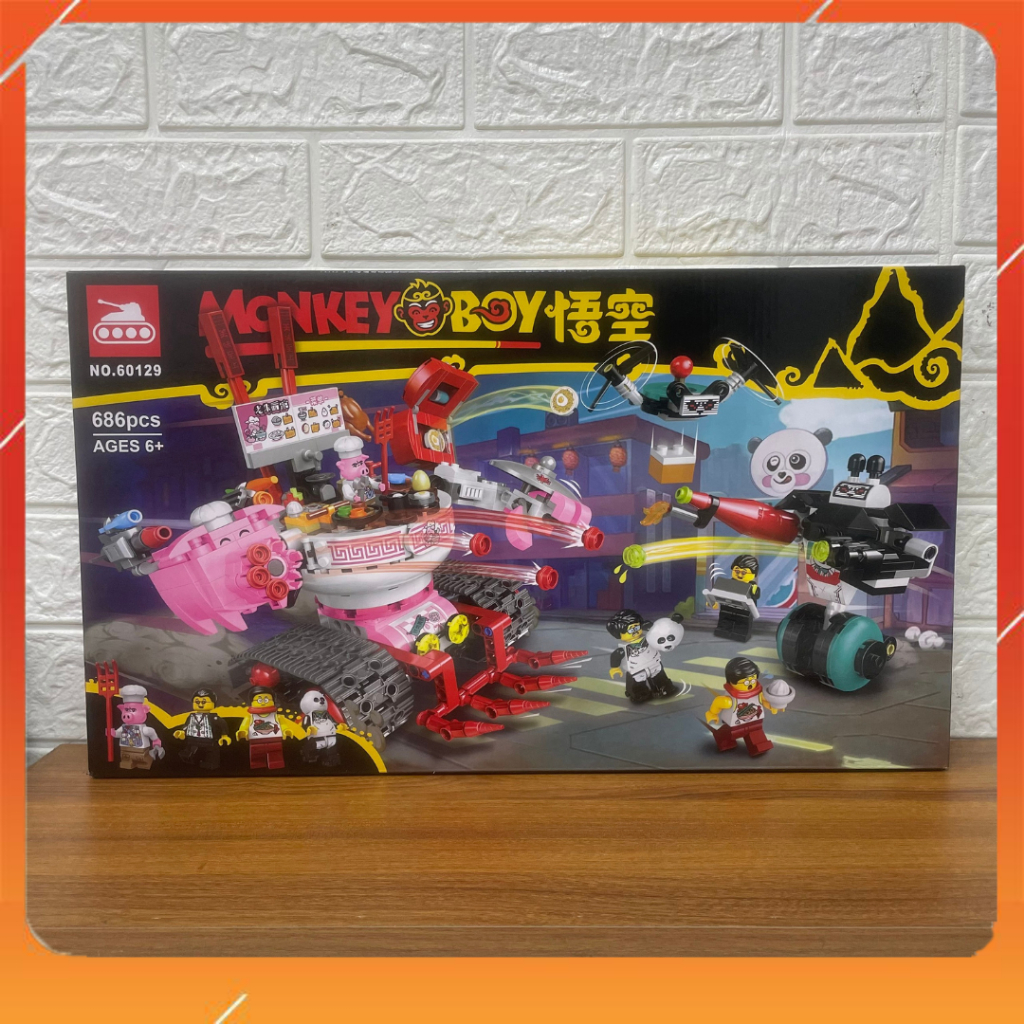 [ HCM HỎA TỐC ] Đồ Chơi Lắp Ráp Monkey Kid Chiến Xa Trư Bát Giới Lari ...