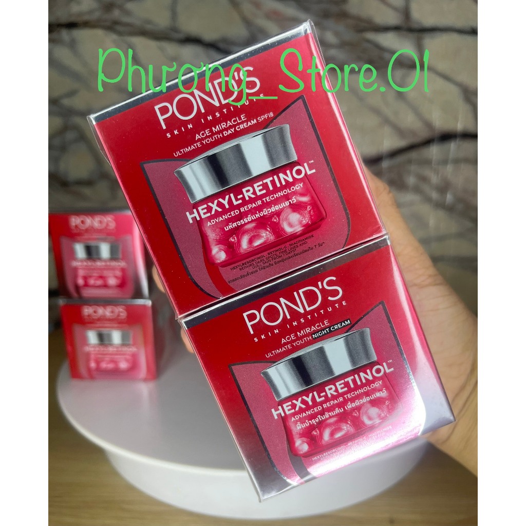 [ Combo Mẫu Mới ] Bộ Kem Dưỡng Da Ponds Age Miracle Ngăn Ngừa Lão Hóa