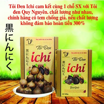 Tỏi Đen ichi 200g - Tỏi đen cùng nguồn SX với Quy Nguyên | Shopee Việt Nam