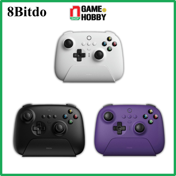 TAY CẦM CHƠI GAME SỬ DỤNG CHO SWITCH/PC/MOBILE 8BITDO ULTIMATE 2.4G KÈM ĐẾ SẠC (Màu Trắng/ Đen ...
