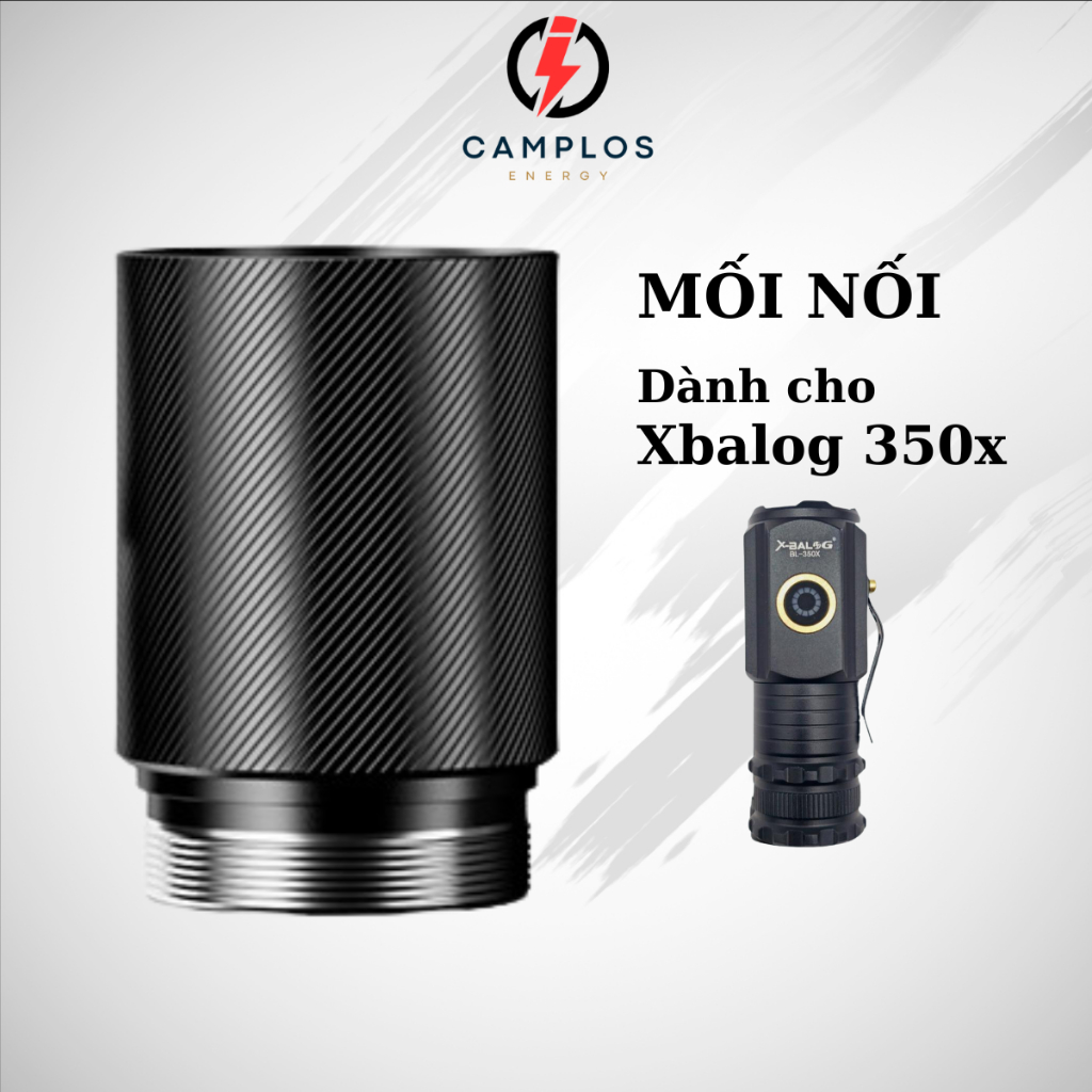 Mối nối kéo dài cho đèn pin mini siêu sáng X Balog BL 350X kèm pin 18650 2200 | Shopee Việt Nam