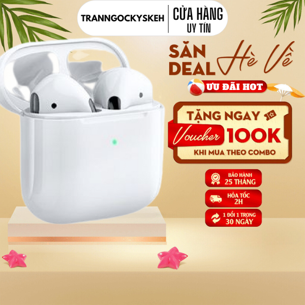 Tai Nghe Air Pro 4 Bluetooth Nhét Tai Không Dây TWS Chống Tiếng Ồn Có ...