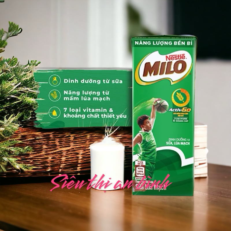 Thùng sữa Milo lúa mạch ít đường/ Có đường 180ml x48 hộp [ Bọc Chống Sốc ] | Shopee Việt Nam