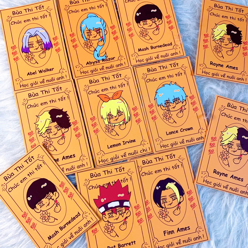 Card thi tốt Mashle | Card Thẻ bài bóc pack nhân phẩm Anime Mashle ...