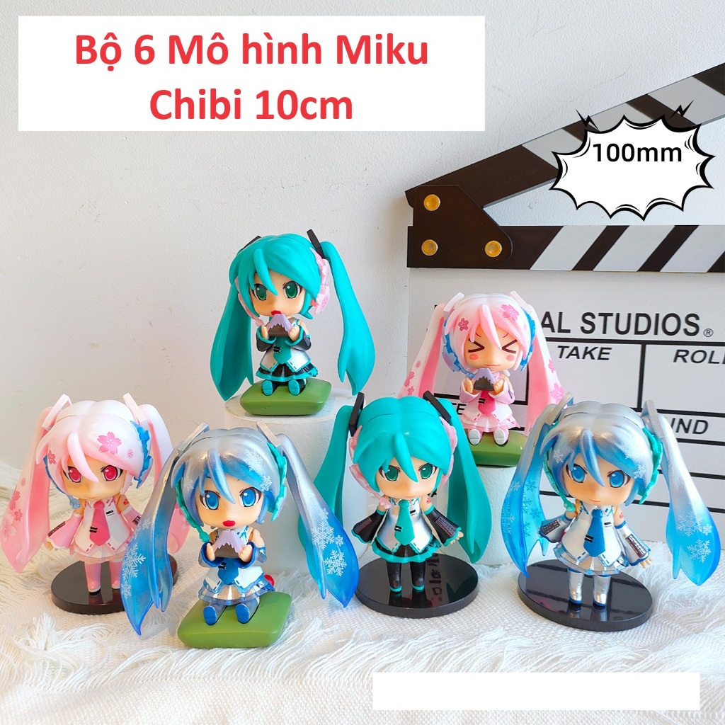 mua 5 tặng 1 [ hỏa tốc hcm ][ Vũ Trí Ba ] bộ 6 Mô Hình Hatsune Miku ...