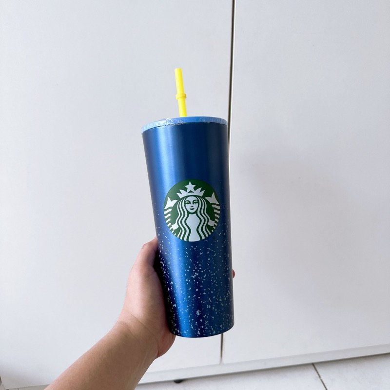 [STARBUCKS US] - LY GIỮ NHIỆT SUMMER 21 SS BLUE COLD CUP 24oz | Shopee ...