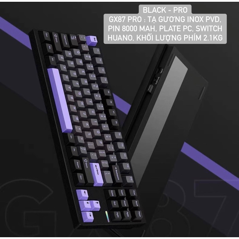 [SẴN] BÀN PHÍM CƠ mchose GX87 | full phím | nhôm 6063 anode | Shopee Việt Nam
