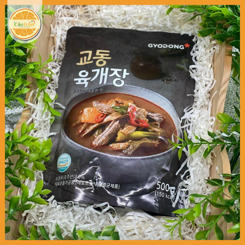 Súp ăn liền Hàn Quốc Gyodong (Soup thịt bò/ Rong biển) | Shopee Việt Nam