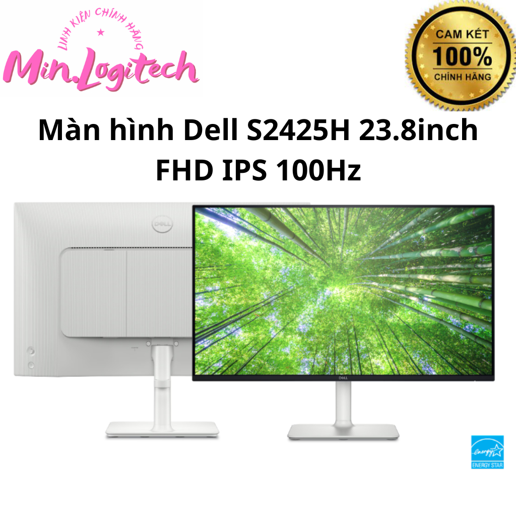 MÀN HÌNH DELL S2425H (23.8Inch/ Full HD/ 5ms/ 100HZ/ 250cd/m2/ IPS/ Loa ...