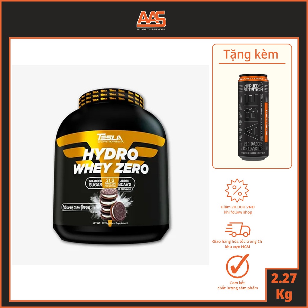 WHEY PROTEIN - TESLA - HYDRO WHEY ZERO - 2.27KG - Bột đạm dinh dưỡng ...