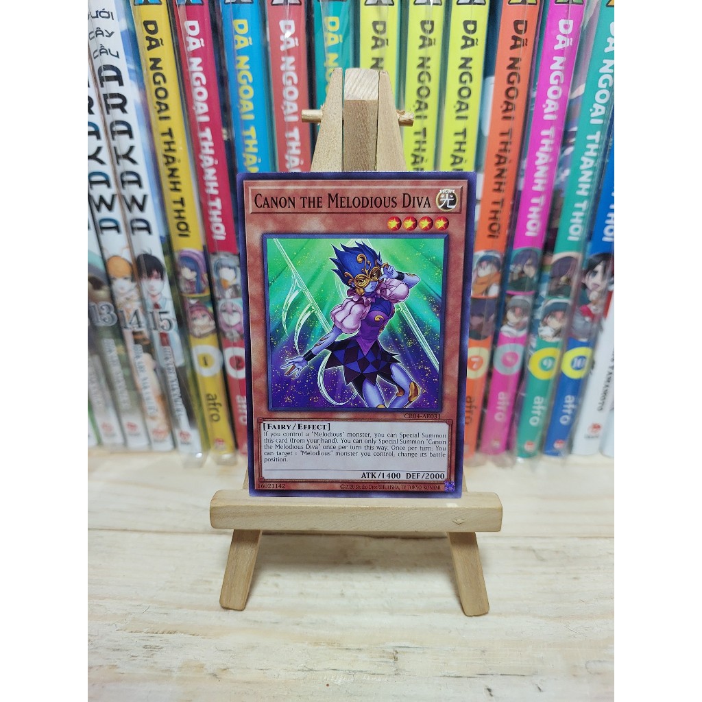 [ Đậu Phộng ] Thẻ Bài Yugioh AE Monster CR04-AE031 Canon the Melodious Diva (N) | Shopee Việt Nam
