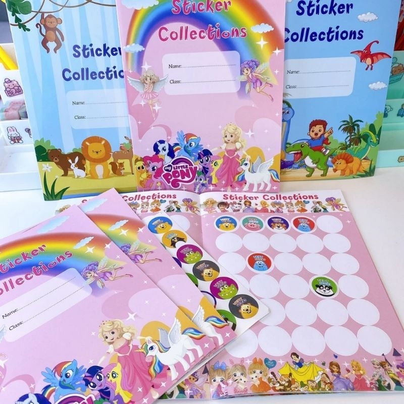 Sổ Dán Đựng Sticker khen thưởng cho học sinh, Đồ dùng giáo viên khổ A5 ...