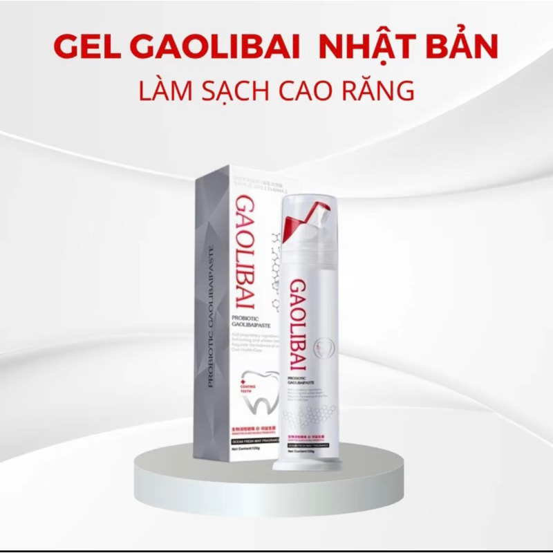 Gel Nano bạc GAOLIBAI - Đánh bật cao răng, sạch mảng bám, trắng răng ...