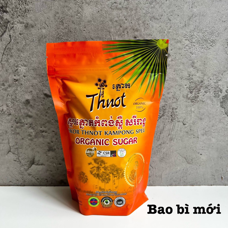 [11/26] Đường thốt nốt hữu cơ Thnot Campuchia nguyên gói 500gram ...