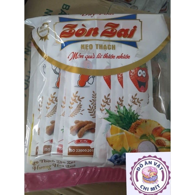 Bán sỉ kẹo thạch Zòn zai Duy Phát bịch 760g gồm 22 gói với các hương vị ...