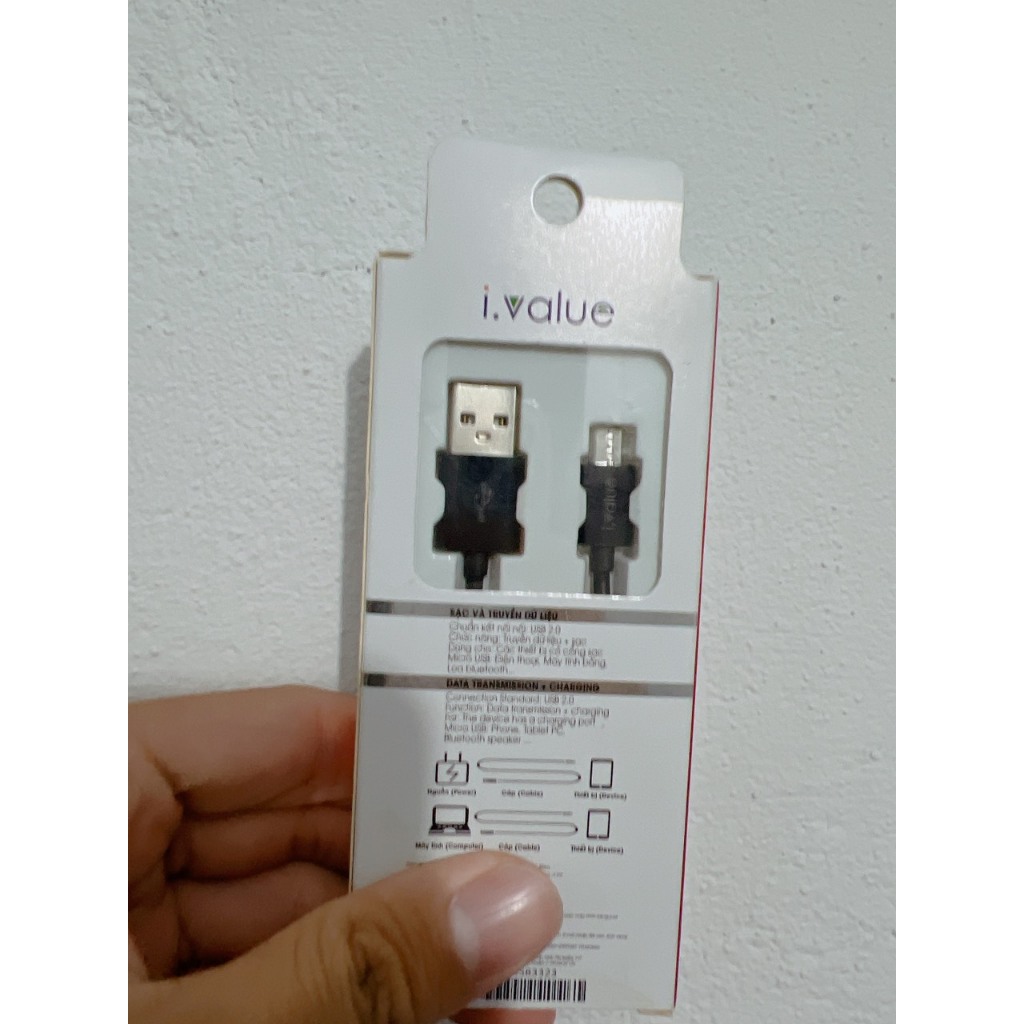 Cáp Micro ivalue TPE 0.3m | Shopee Việt Nam