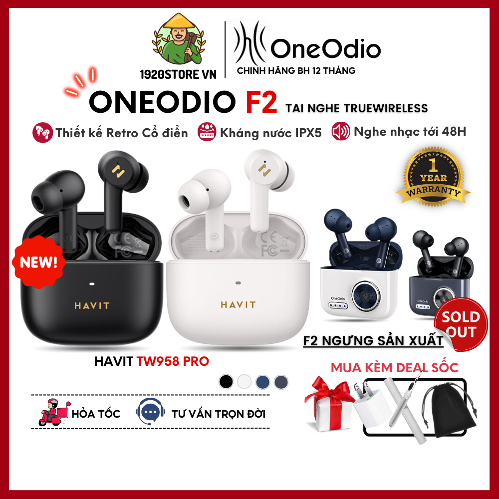 【Giao Hỏa Tốc】Tai Nghe Bluetooth OneOdio F2 - Bluetooth 5.0,Cảm ứng ...