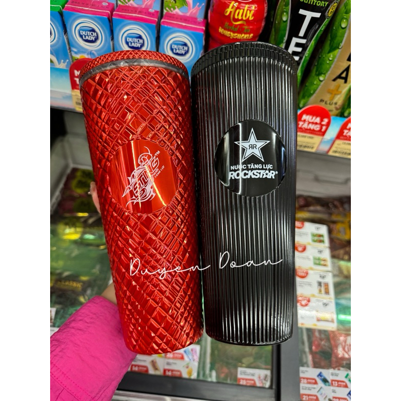 [STING] Ly Kim Cương 2 Lớp 700ml - Kèm Ống Hút tặng 2 lon sting ...