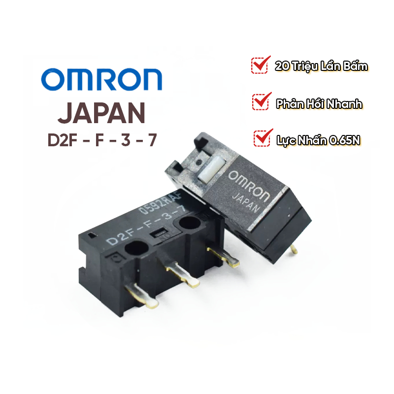 Nút Click Chuột Omron Japan D2F-F-3-7 - Switch Omron Japan | Shopee Việt Nam