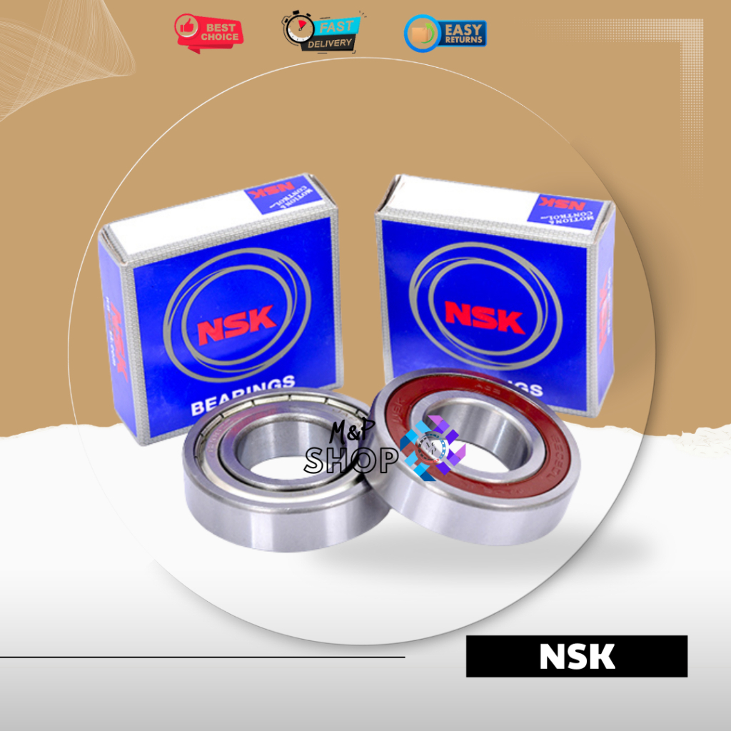 ♦ NSK ♦ 6200, 6201, 6202, 6203, 6204, 6205, 6206 『 vòng bi 』 bạc đạn | Shopee Việt Nam