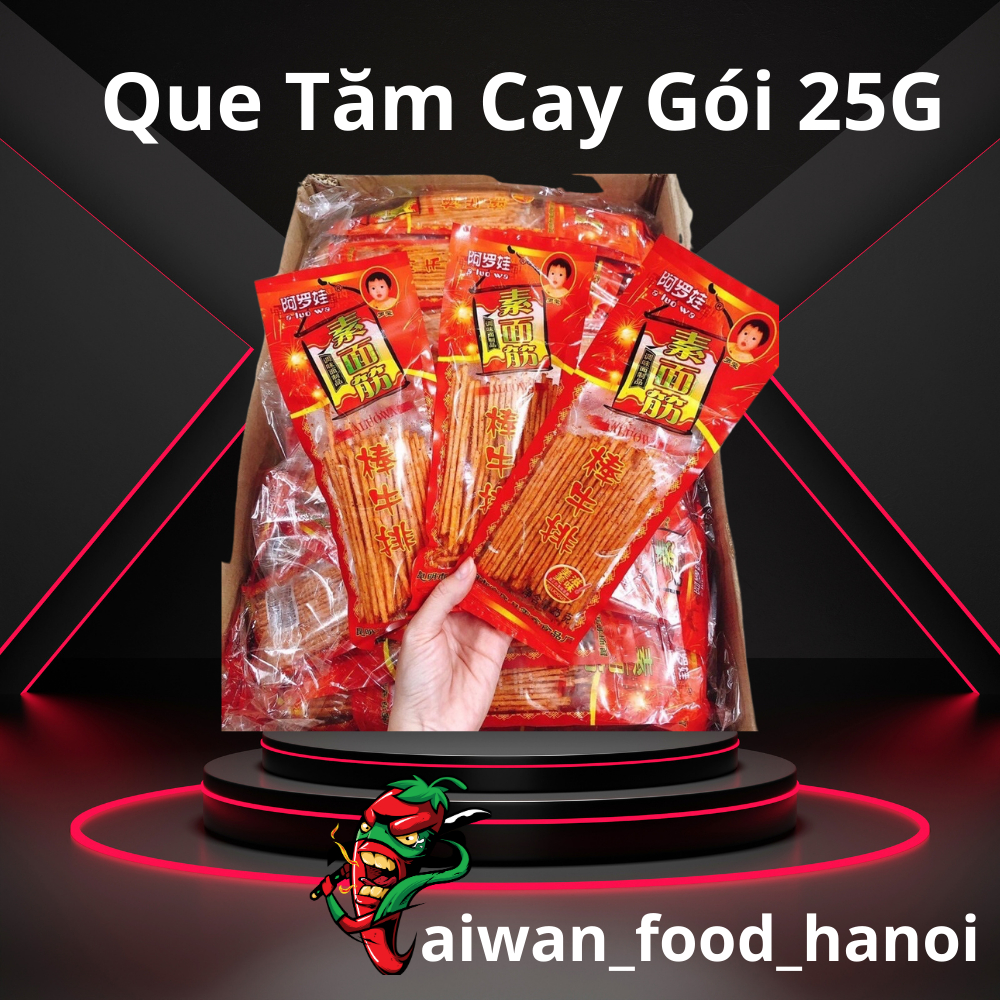 Que Cay Ăn Vặt Tuổi Thơ - Que Tăm Cay Trung Quốc - Tăm Cay Nội Địa Trung - Gói To 25g - taiwan ...
