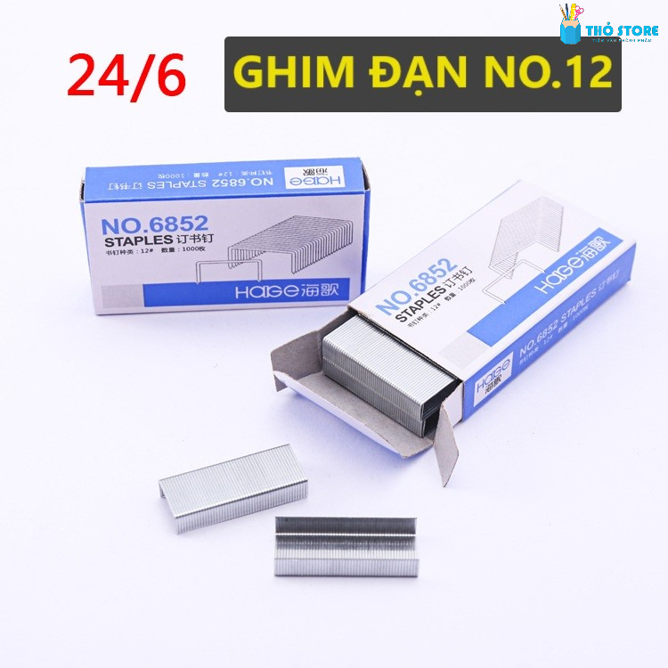 Kim bấm giấy số 12, ghim đạn 24/6, 1000 ghim bấm giấy, đạn ghim hàng ...