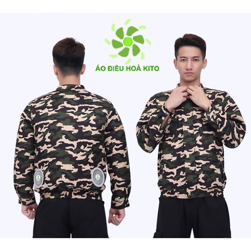 [1 Áo không mũ + 1 phụ kiện] Áo điều hòa Nhật Bản KITO chính hãng Pin Nhật 26.000mAh, 13V, Phiếu ...