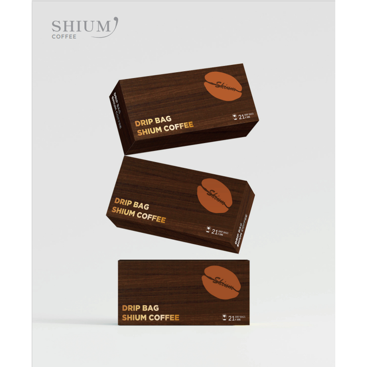 Cà Phê Phin Giấy SHIUM DRIP BAG Cà Phê Ethiopia/Colombia 21Gói*10g ...