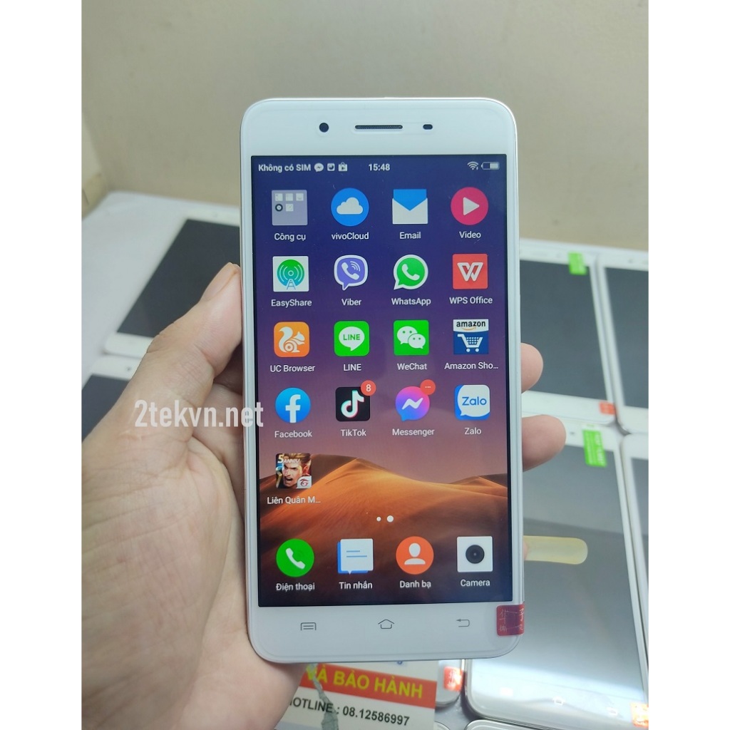 Điện thoại cảm ứng dùng 4G vivo y55a Ram 4 bộ nhớ 64 gb kèm sạc chơi ...