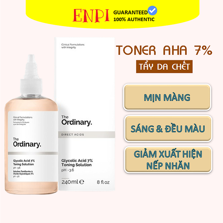 Toner The Ordinary Toner tẩy da chết glycolic acid 7% 240ml Toning ...