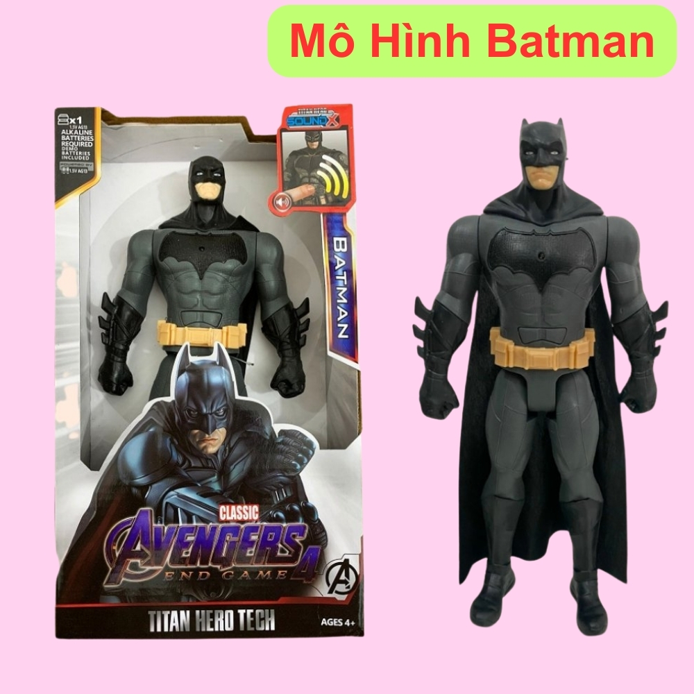 Mô Hình Batman Mô Hình Người Dơi Siêu Anh Hùng Nhựa Đặc Cao 30cm cho bé ...