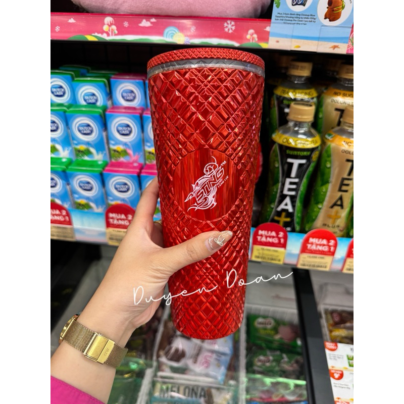 [STING] Ly Kim Cương 2 Lớp 700ml - Kèm Ống Hút tặng 2 lon sting ...