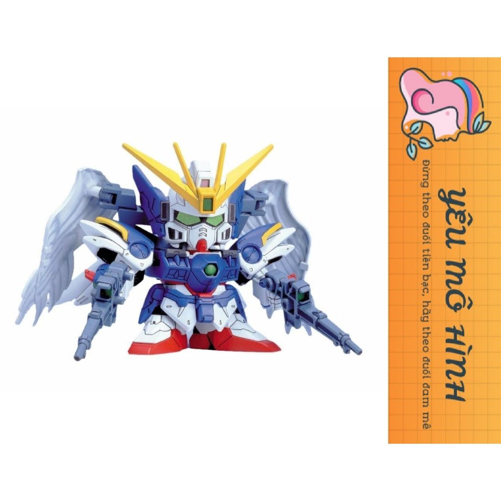 Gundam SD Wing Angel Tặng figure pilot Heero Yuy | Shopee Việt Nam