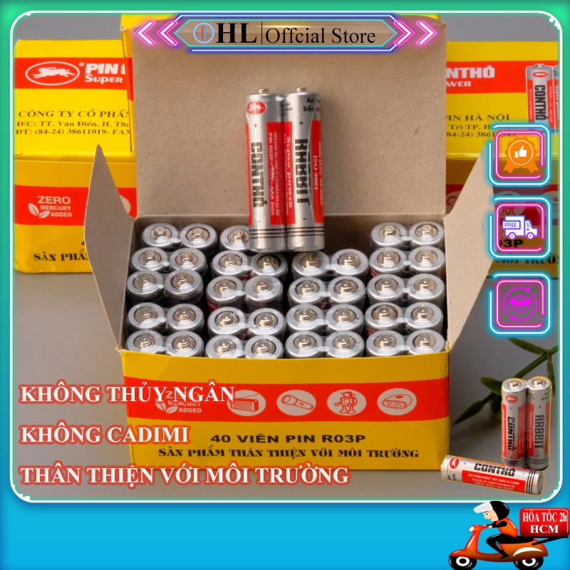Pin AAA CON THỎ – Pin tiểu 3A - 1.5V – Chuyên dùng cho đồng hồ mini ...