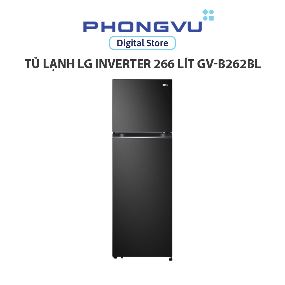 [Shopee - Lắp đặt 0Đ HN HCM] Tủ lạnh LG Inverter 266 lít GV-B262BL ...
