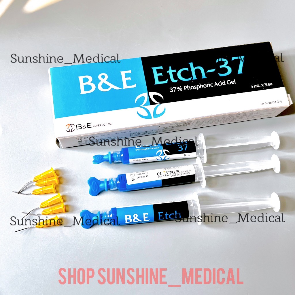 Etching BE hàn Quốc - Etching agent B&E ( axit phoSphotic 37%) B&E Etch-37 - tuýp 5ml | Shopee ...