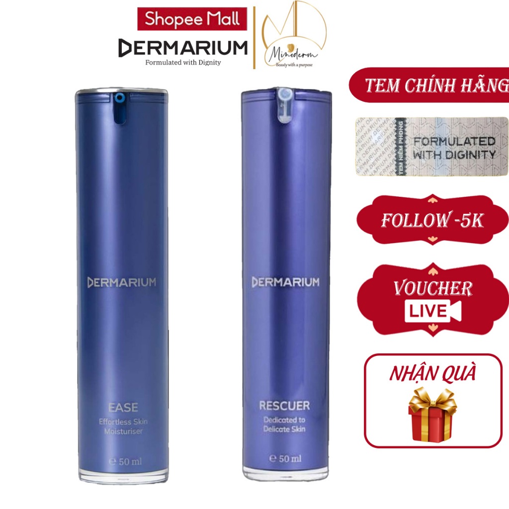 Kem Dưỡng Ẩm Dermarium The Rescuer, Ease cream phục hồi, cấp ẩm chuyên ...