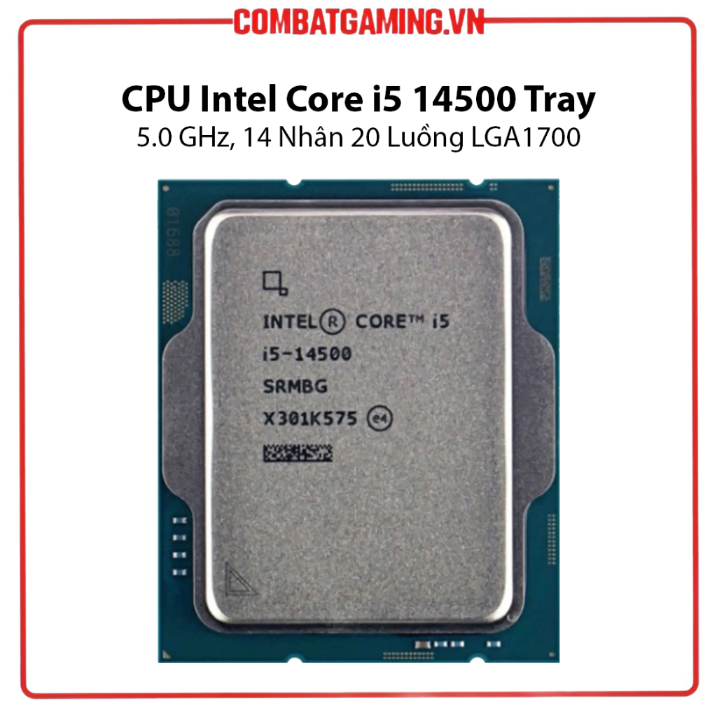 CPU Intel Core i5 14500 Tray New (5.0 GHz, 14 Cores 20 Threads, LGA1700) | Shopee Việt Nam
