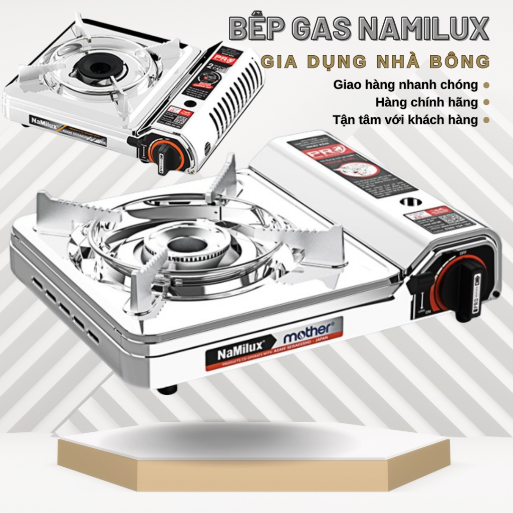 Bếp gas mini Mother Namilux , Bếp gas inox cao cấp | Shopee Việt Nam