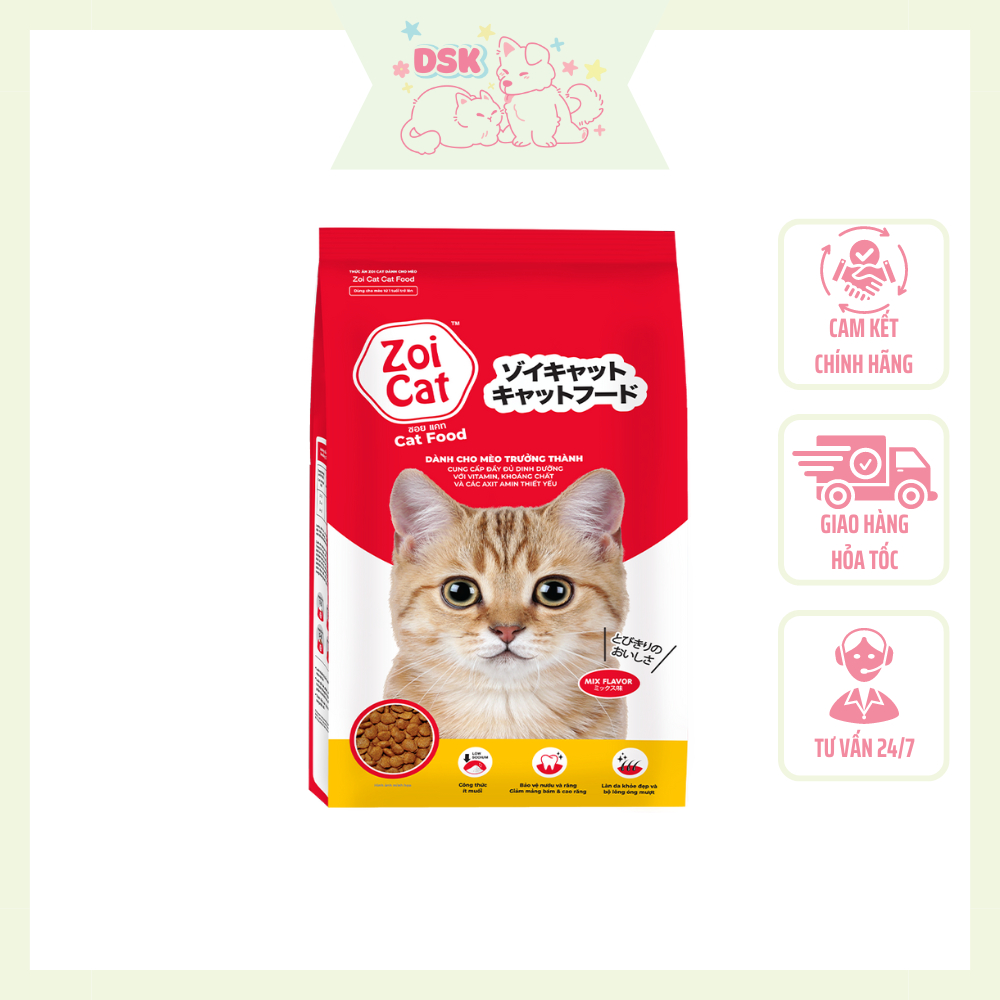 Thức Ăn Hạt Zoi Cat Cho Mèo Mọi Lứa Tuổi - Túi 1kg | Shopee Việt Nam