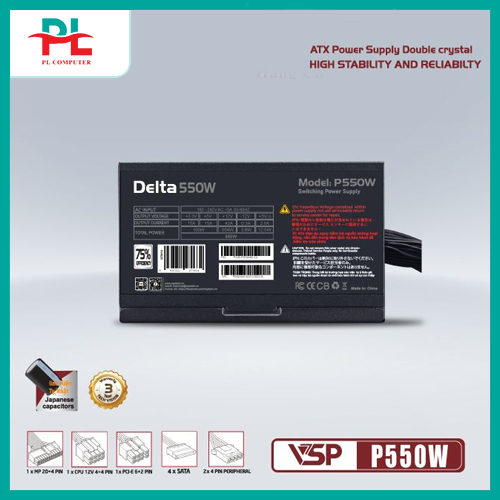 Nguồn VSP DELTA P350W/P450W/P550W/P600W - Hàng Chính Hãng Vsp | Shopee ...