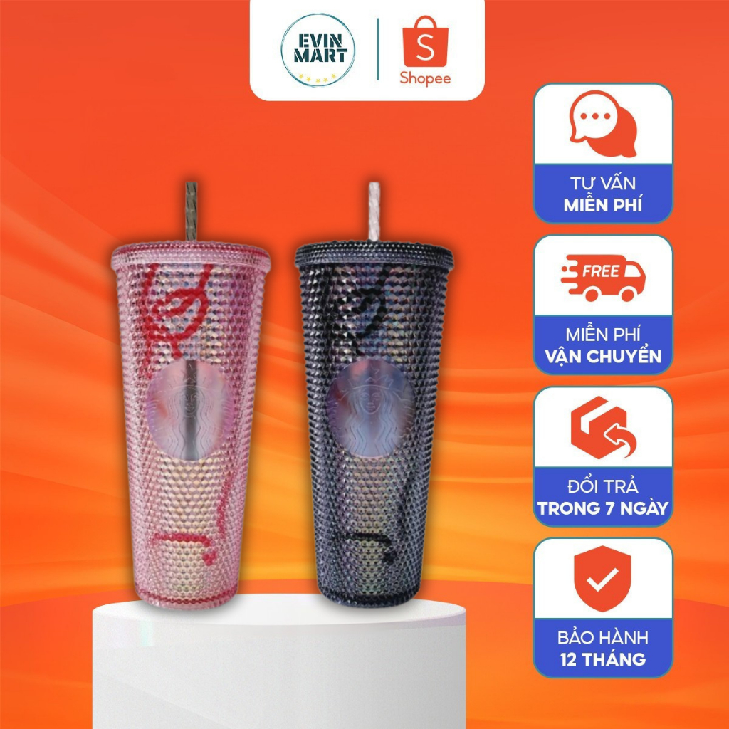 Bình giữ nhiệt Blackpink 710ml, ly giữ nhiệt kèm ống hút lấp lánh mẫu hot cùng trào lưu 2023 ...