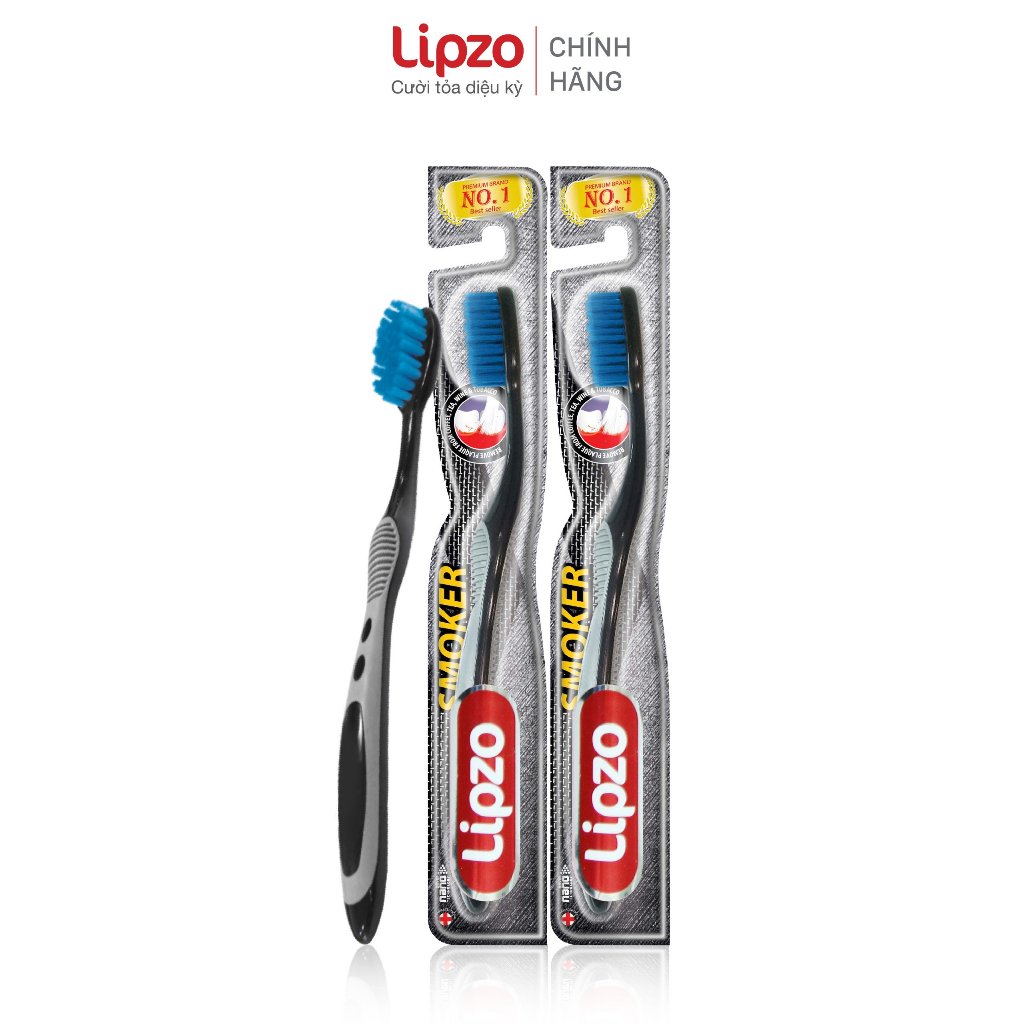 [Combo 3] Bàn Chải Đánh Răng Lipzo Smoker Cho Nam Men Răng Yếu, Ố Vàng ...