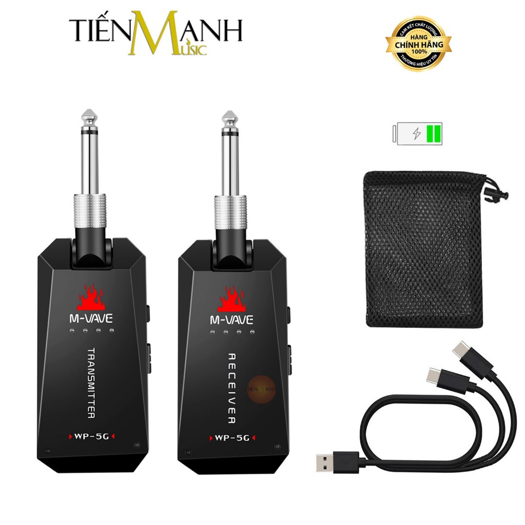 [Chính Hãng, 5.8GHz] Bộ Thu Phát Tín Hiệu Không Dây Cho Guitar Wireless ...