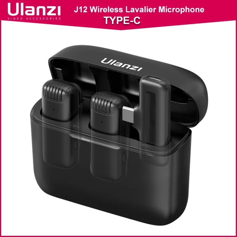 Ulanzi J11/J12 Wireless Lavalier Microphone System Audio Video ...