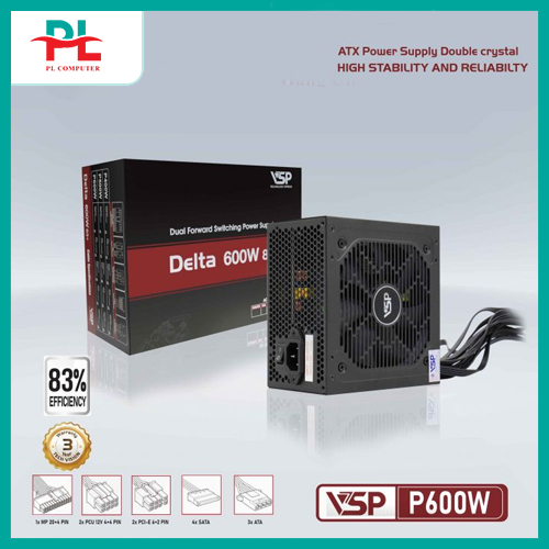 Nguồn VSP DELTA P350W/P450W/P550W/P600W - Hàng Chính Hãng Vsp | Shopee ...